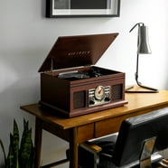 Studebaker SB6052 Wooden Turntable with AM/FM Radio & Cassette Player ...