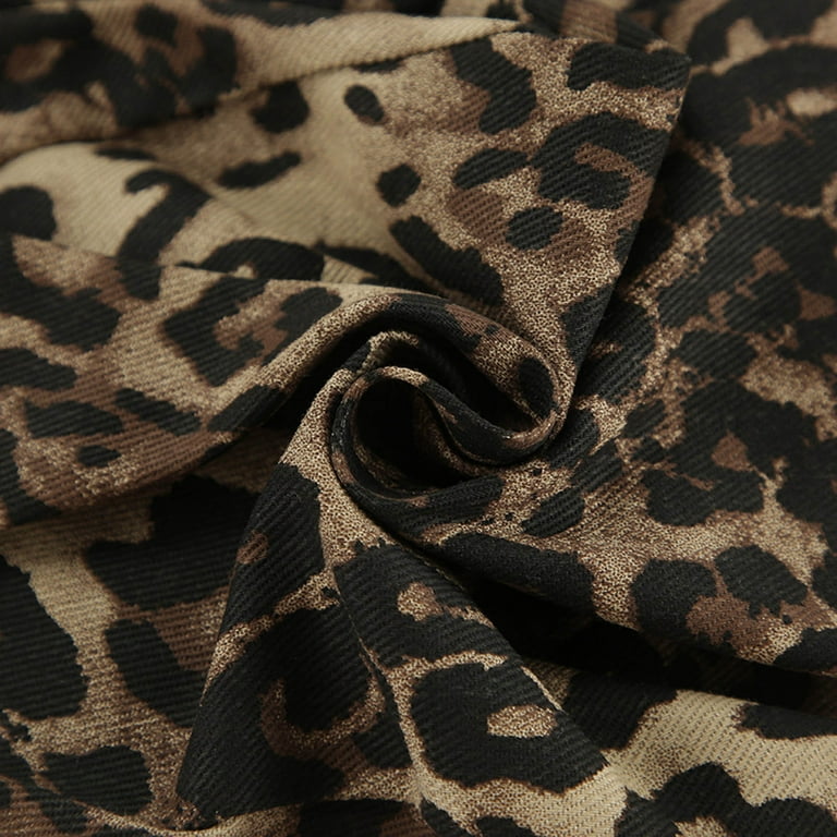 Aloohaidyvio Jeans for Women High Waist Leopard Print Jeans Aloohaidyvio Jeans for Women High Waist Leopard Print Jeans