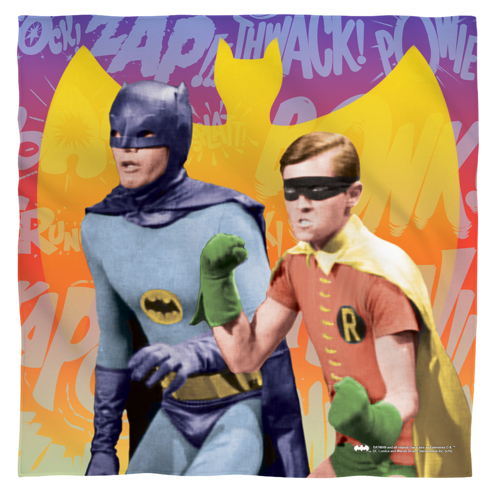 Batman Classic Tv - Biff Bang Pow - Bandana - 22" x 22" - Walmart.com