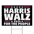 Harris Waltz Yard Sign Kamala Harris 2024 Yard Sign Double Sided 12" X ...