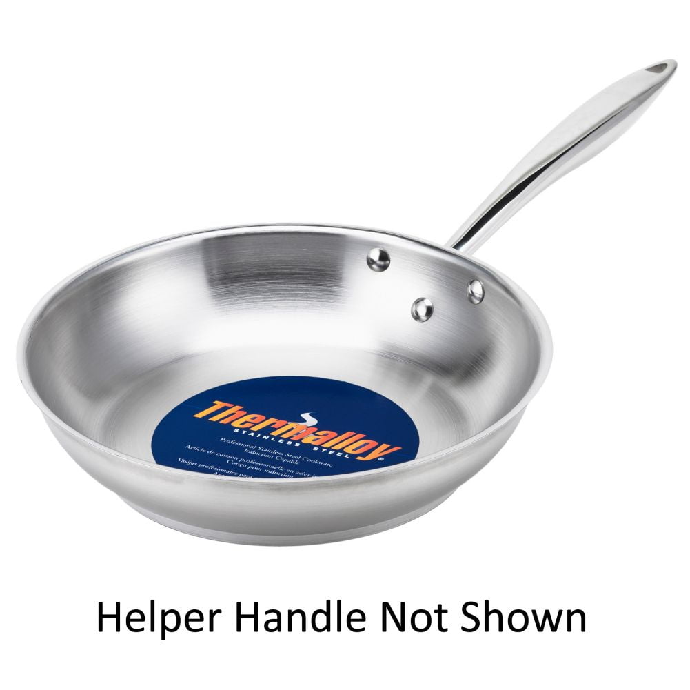 Browne Foodservice 5724054 Thermalloy S/S 14" Frying Pan - Walmart.com
