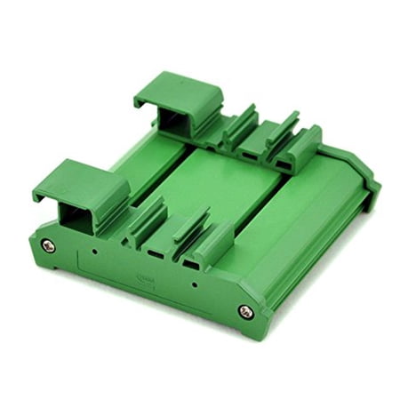 PVC PCB DIN Rail Mount Green Module Carrier Holder Durable Housing ...