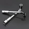 L Shaped Angled Hexagonal Socket Wrench Steel Double Ended Elbow Pipe ...