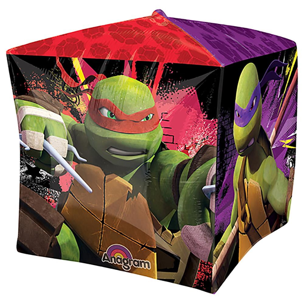 LOONBALLOON Ninja Balloons, 15″ TEENAGE MUTANT NINJA TURTLES CUBEZ ...
