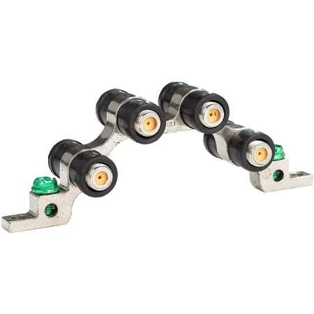 Coaxial Grounding Block, Ancable Quad F Pin Female Ground Block for ...