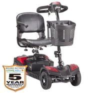 Drive Medical Bobcat X4 Compact Transportable Power Mobility Scooter, 4 ...
