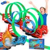 Hot Wheels Multi-Loop Epic Track Speed Race Off with Massive Crash ...