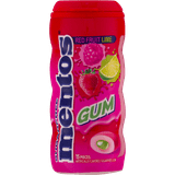 Mentos Gum Bottle Red Fruit & Lime 10 pack (15 ct per pack) - Walmart.com