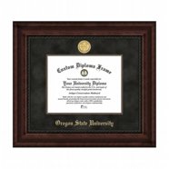 Oregon State University 7" x 9" Gold Embossed Diploma Frame with Campus ...