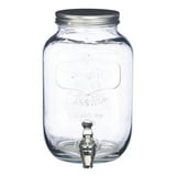 Circleware, Mini Yorkshire Clear Glass Beverage Dispenser with Spigot ...