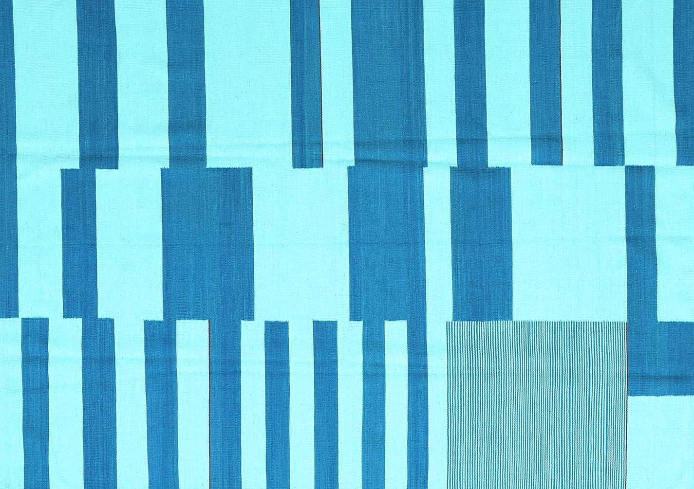 Ahgly Company Indoor Rectangle Abstract Light Blue Contemporary Area ...