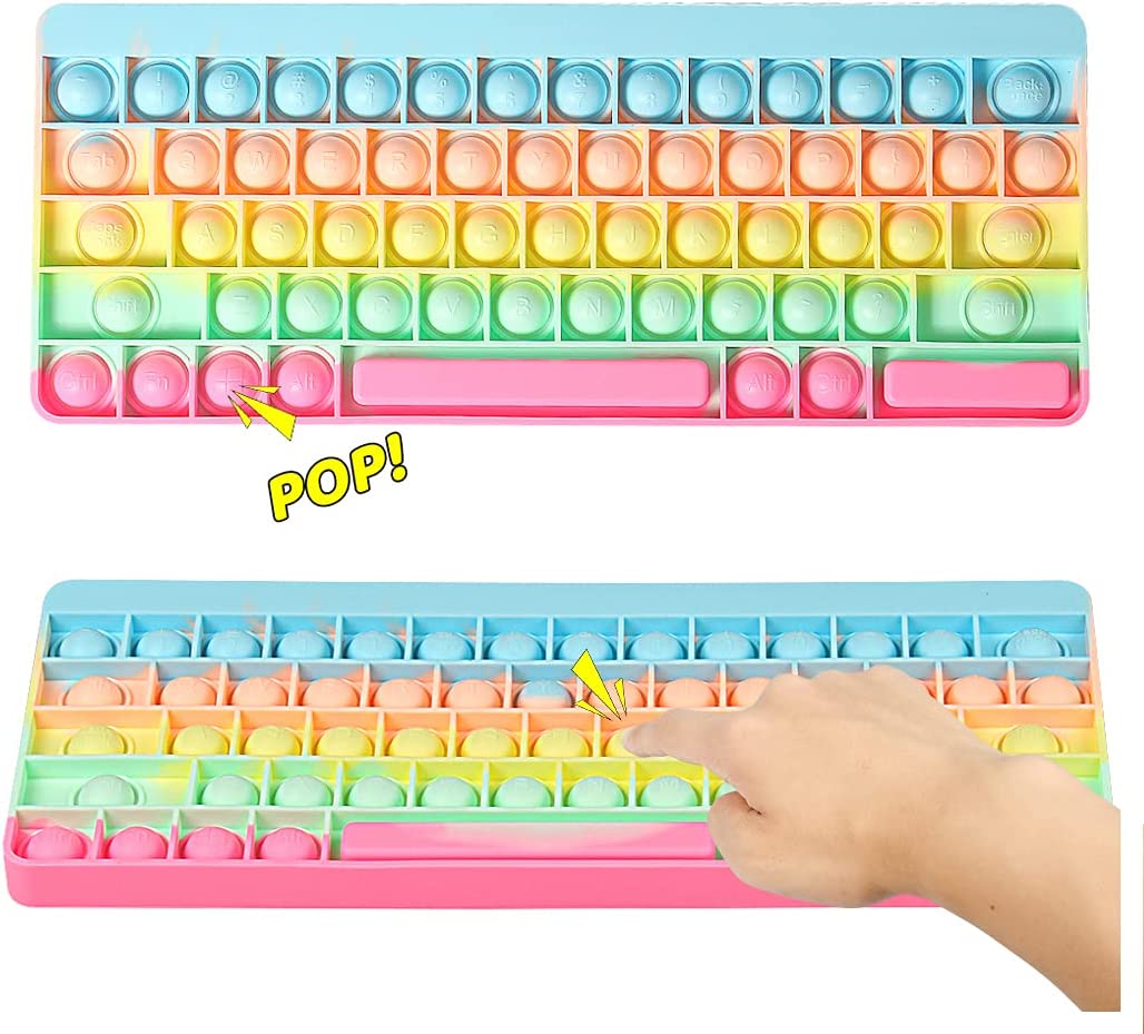 Miniatures Jumbo itsfidgets Keyboard Toy, Big Bubble, Keyboard ...