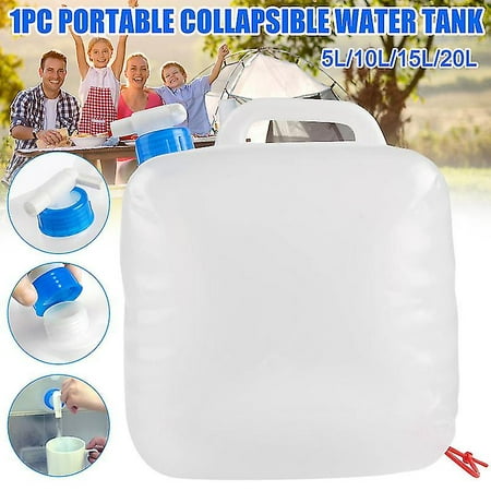 Collapsible Water Container Camping Water Storage Cubes Jug With Spigot ...