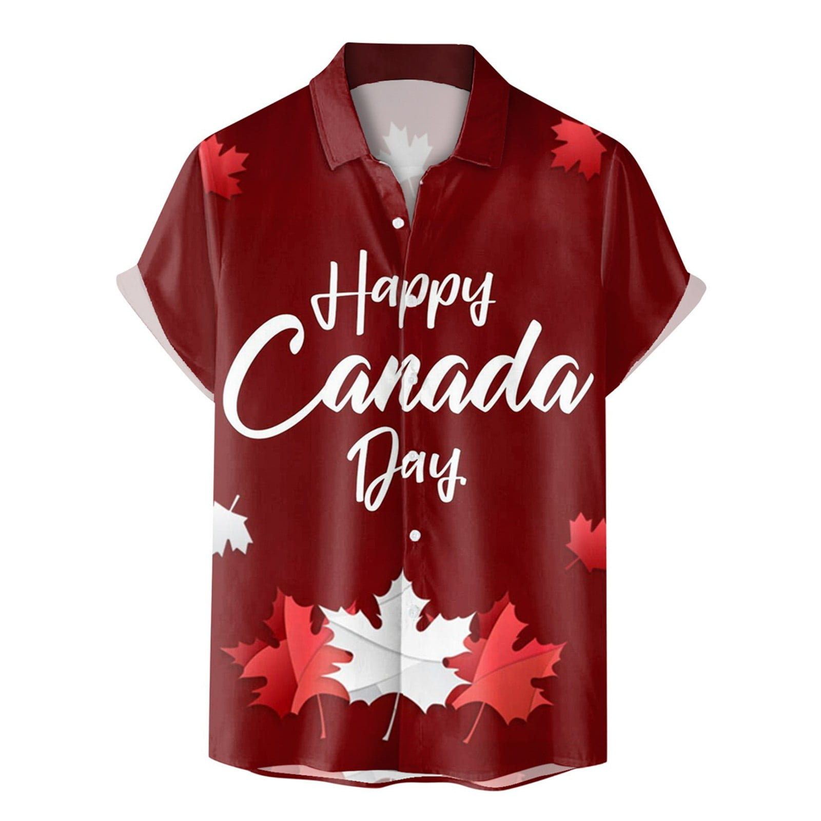 Mens Summer Casual Beach Digital 3D Print Lapel Button Down Short ...