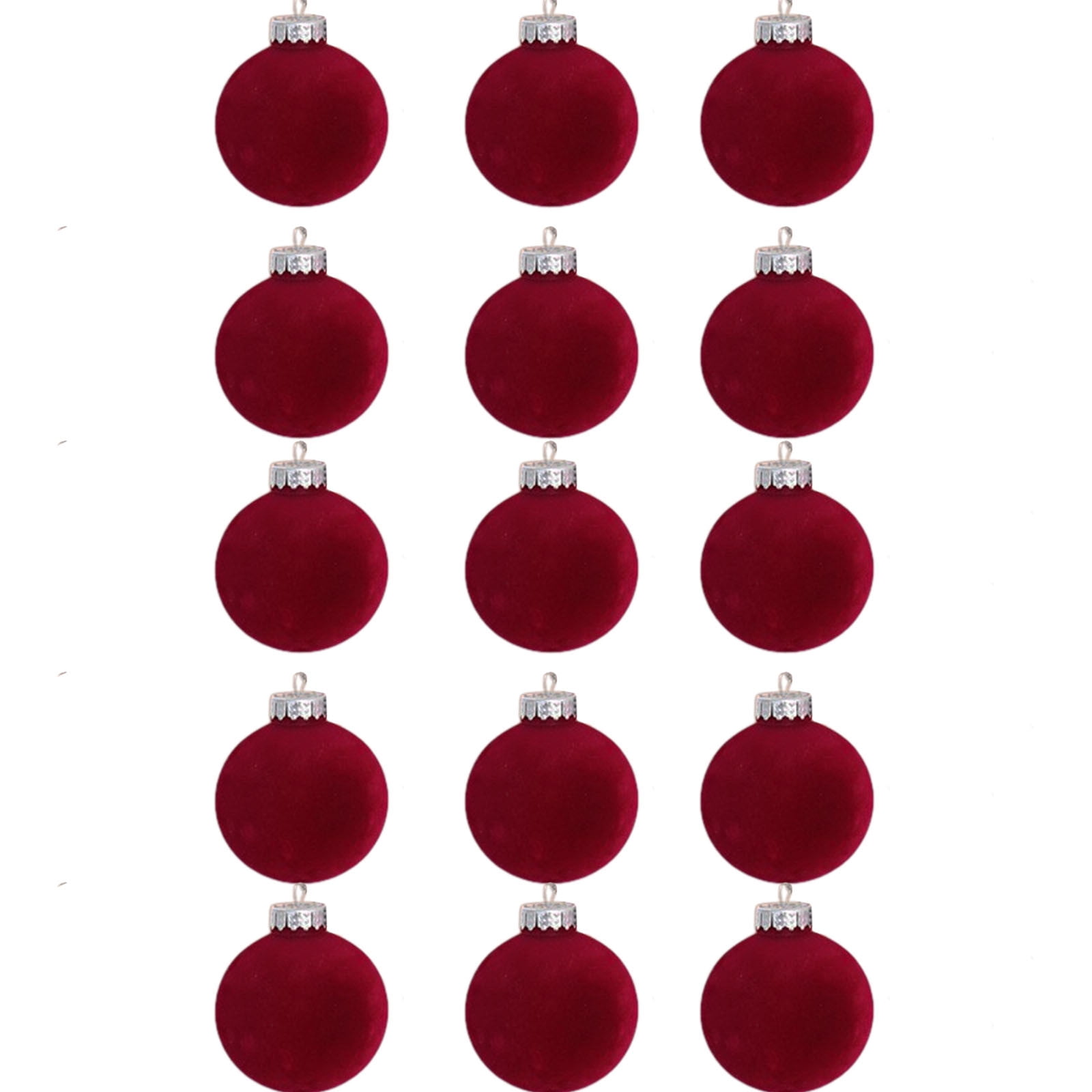 Click here for Leutsin 15 Pcs Velvet Shatterproof Christmas Balls... prices