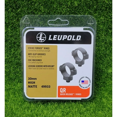 Leupold Quick Release 30mm Rings Super High Matte Black - Walmart.com