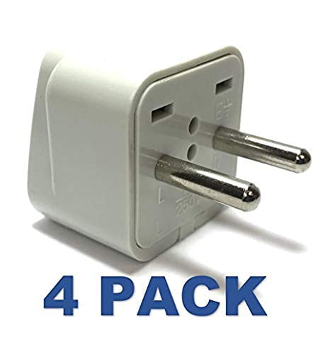 Seven Star Universal Travel Plug Adapters For Europe & Asia (4 Pack ...