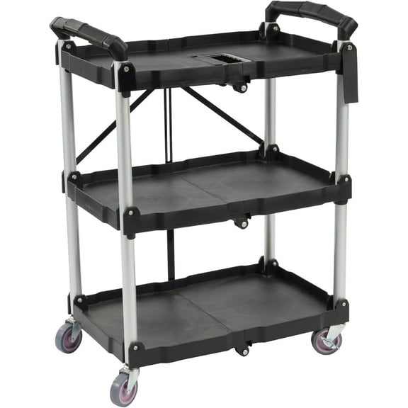 Versacart Folding Utility Cart, Compact Collapsible Design, Blue, 120 ...