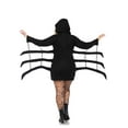 Leg Avenue Black Widow Spider Fancy-Dress Costume for Women, Plus Size ...