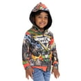 Monster Jam Toddler Boy Sublimated Zip Up Hoodie and T-Shirt Set, Sizes ...