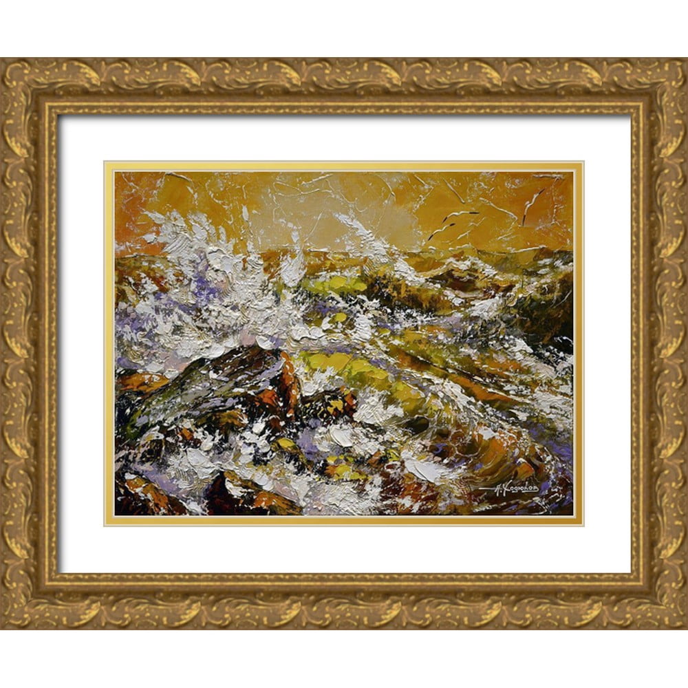 Chodyukov, Aleksander 24x19 Gold Ornate Wood Framed with Double Matting ...