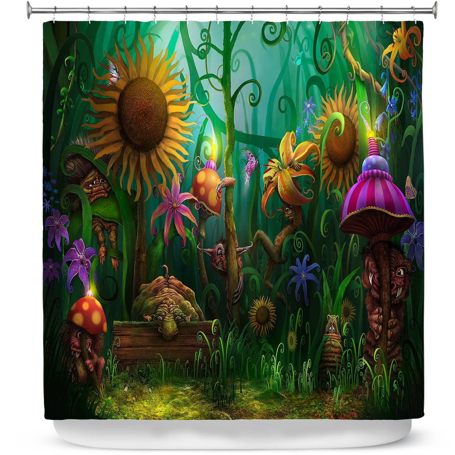 Shower Curtains 70" x 73" from DiaNoche Designs by Philip Straub - The ...