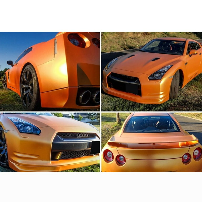 Matte Orange Car Paint