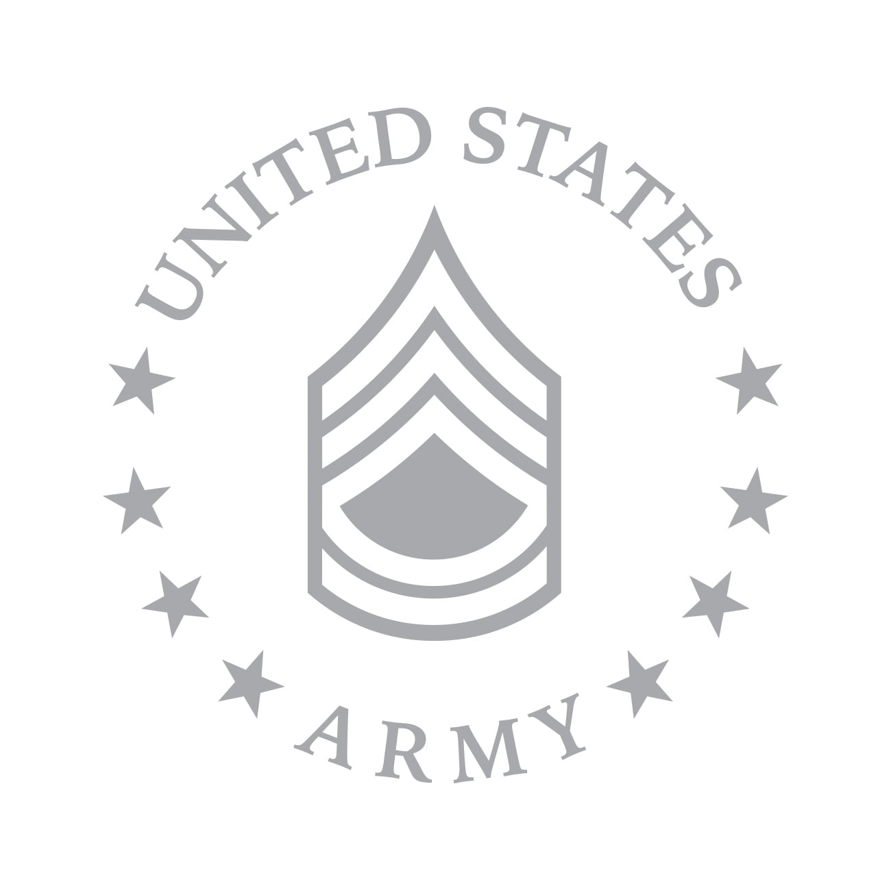 E-7 Sergeant First Class US Army Rank Sticker Decal Die Cut - Self ...