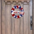 ERTZAE Independence Day Sign,Memorial Day Decor,Patriotic Door Hanger ...
