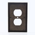 Leviton Antique Brass Tiki Bamboo Receptacle Wallplate Duplex Outlet ...