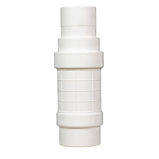 Qwik Fix 3 in. Dia. x 3 in. Dia. Hub To Spigot PVC Repair Coupling ...