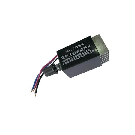 DC 12V / 24V 10A Motor Stepless variable speed motor Speed Controller ...