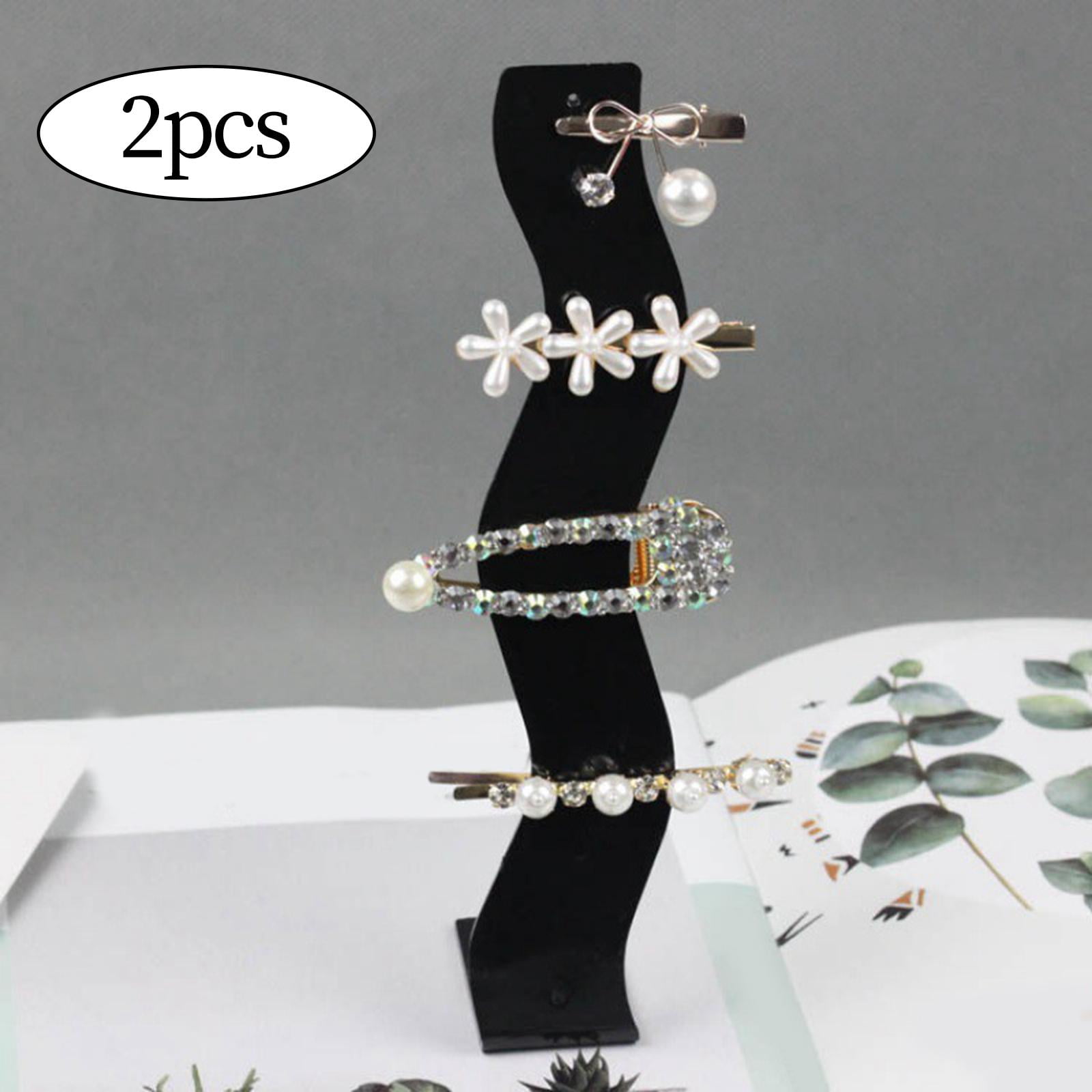 2x Hair Clip Display Stand Storage Stand Dresser Gifts Accessories ...