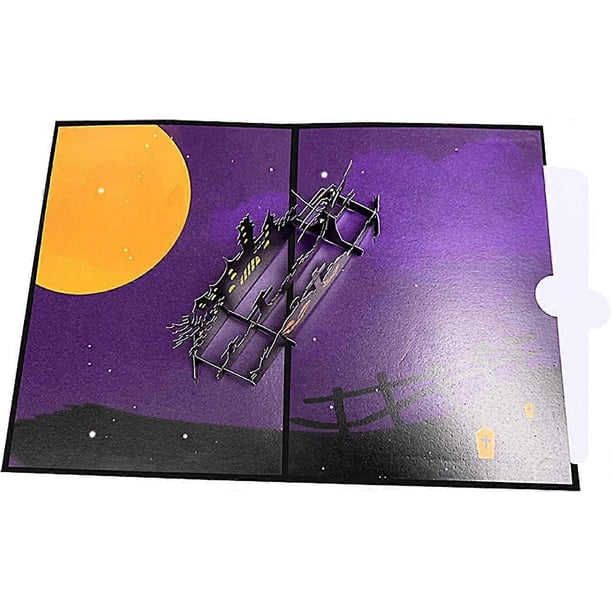 Tarjeta 3D de Halloween - Tarjetas de felicitación de cumpleaños de ...