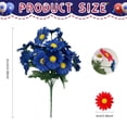 Independence Day Artificial Flowers Patriotic Faux Blooms For Holiday ...