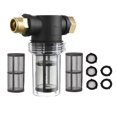 High Pressure Inline Garden Hose Filter Attachment 3/4Inch Thread With ...