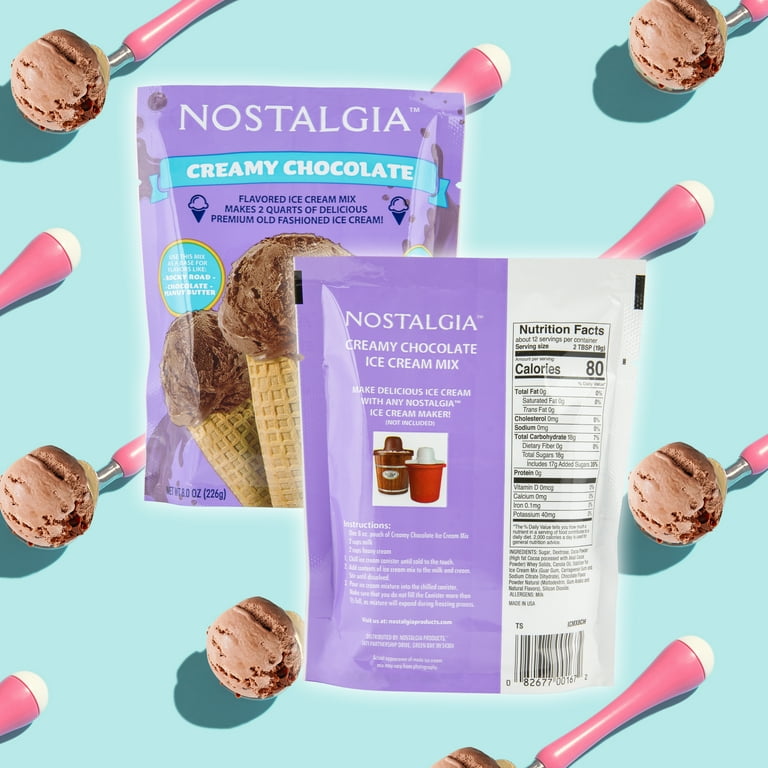 Nostalgia Premium Vanilla Ice Cream Mix, Oz, 57% OFF