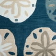 Addison Beaches Nautical Sand Dollar Navy Area Rug - Walmart.com