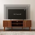 TV Stand for Living Room, Boho Entertainment Center for 55/60 inch TVs ...