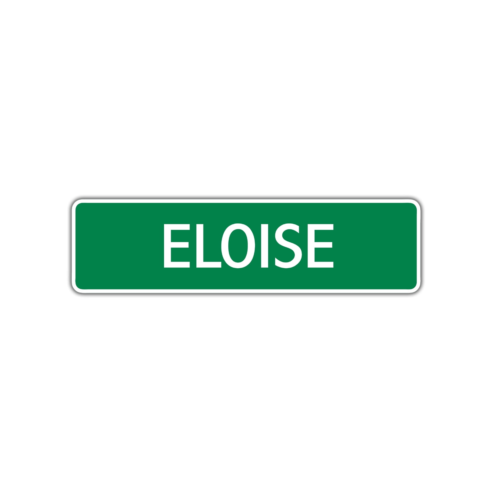 Eloise Girls Children Name Indoor Outdoor Letter Printed Label Wall ...
