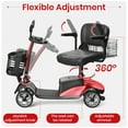 SACVON Upgrade 4 Wheel Mobility Scooter for Seniors, Foldable Powered ... SACVON Upgrade 4 Wheel Mobility Scooter for Seniors, Foldable Powered ...