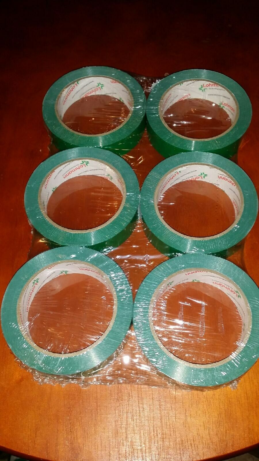 Duploflex / LOHMANN 3115, edge sealing tape, PVC,GREEN / 6 ROLLS 25X66 ...