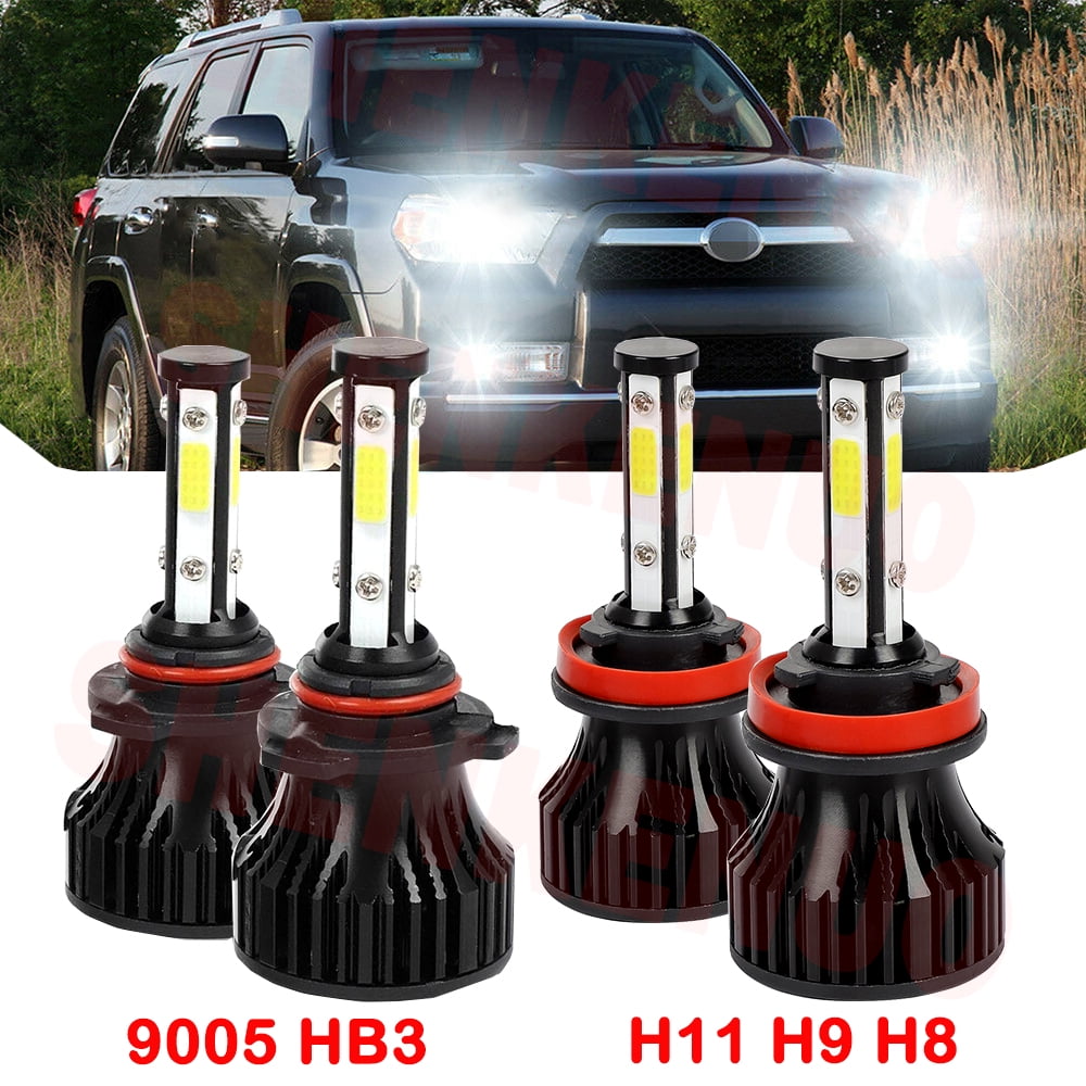 H11 9005 High&Low Beam for Toyota 4Runner 2006-2015 2016 2017 2018 2019 ...