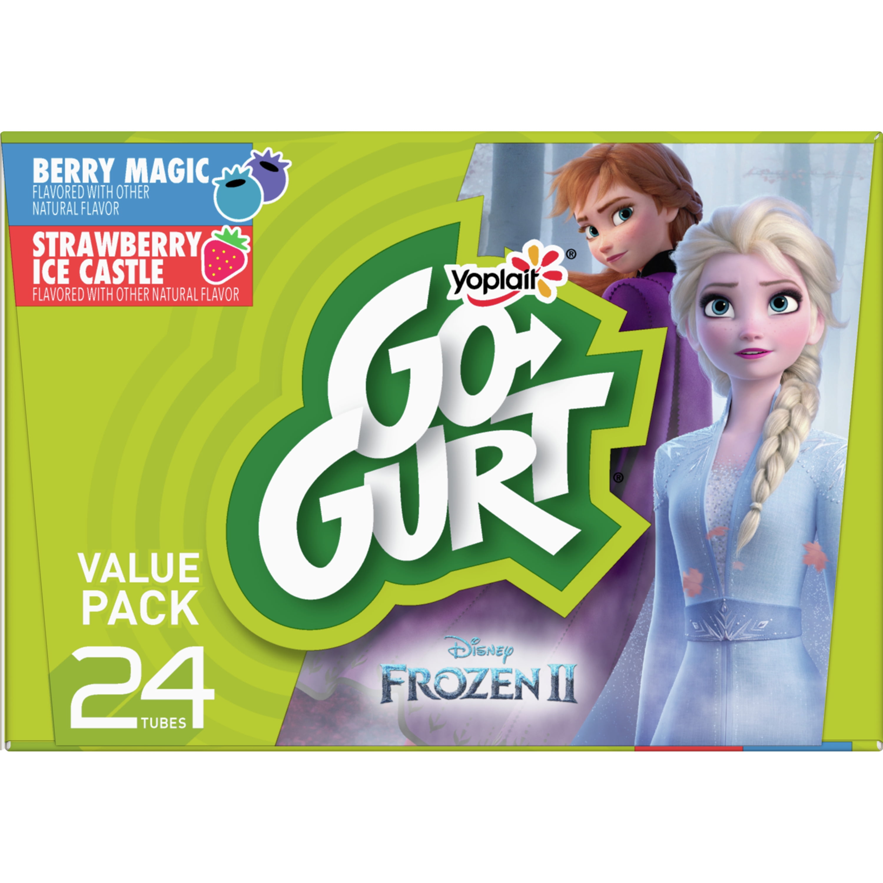 Yoplait Go-Gurt, Low Fat Yogurt, Strawberry & Berry Variety Pack, 48 oz