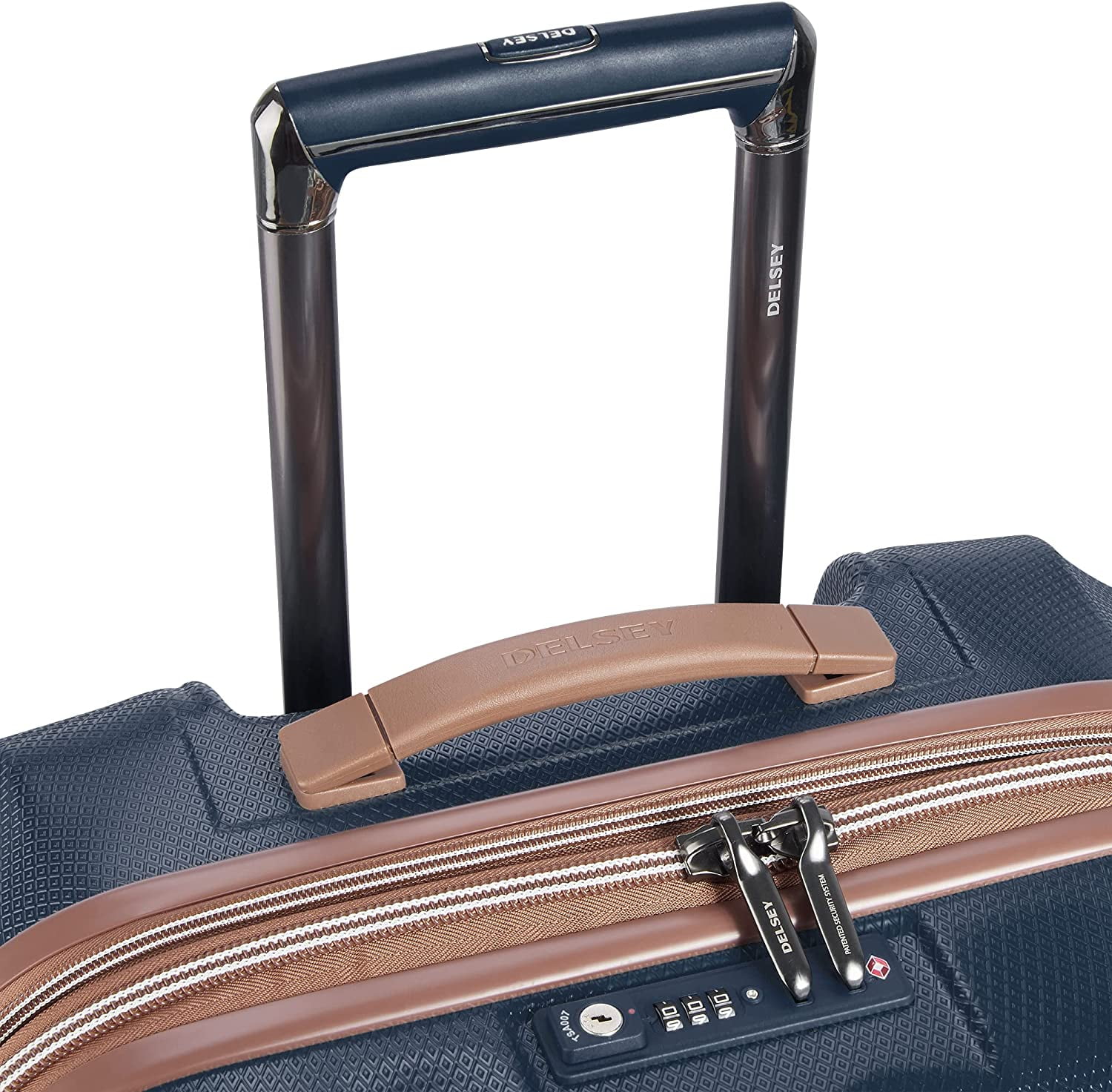 Buy DELSEY PARIS St. Tropez 24-Inch Hardside Spinner Checked Luggage in ...