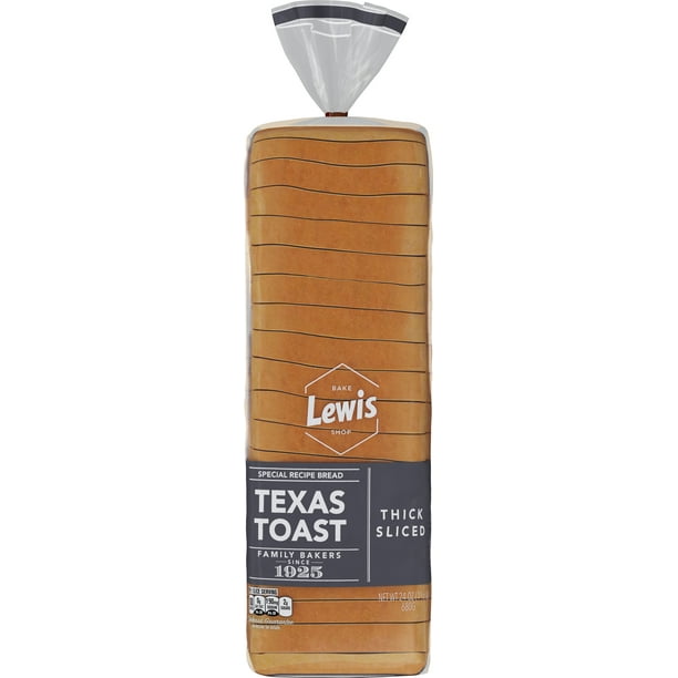 Lewis Bake Shop Texas Toast Thick Sliced Bread, 24 oz - Walmart.com