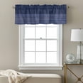 Blue Stripes Valance Curtains for Windows, Japanese Blue Stripes ...