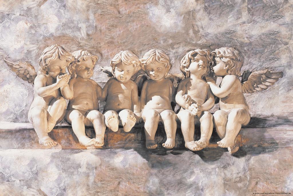 6 Little Angels Cool Wall Decor Art Print Poster 24x36 - Walmart.com