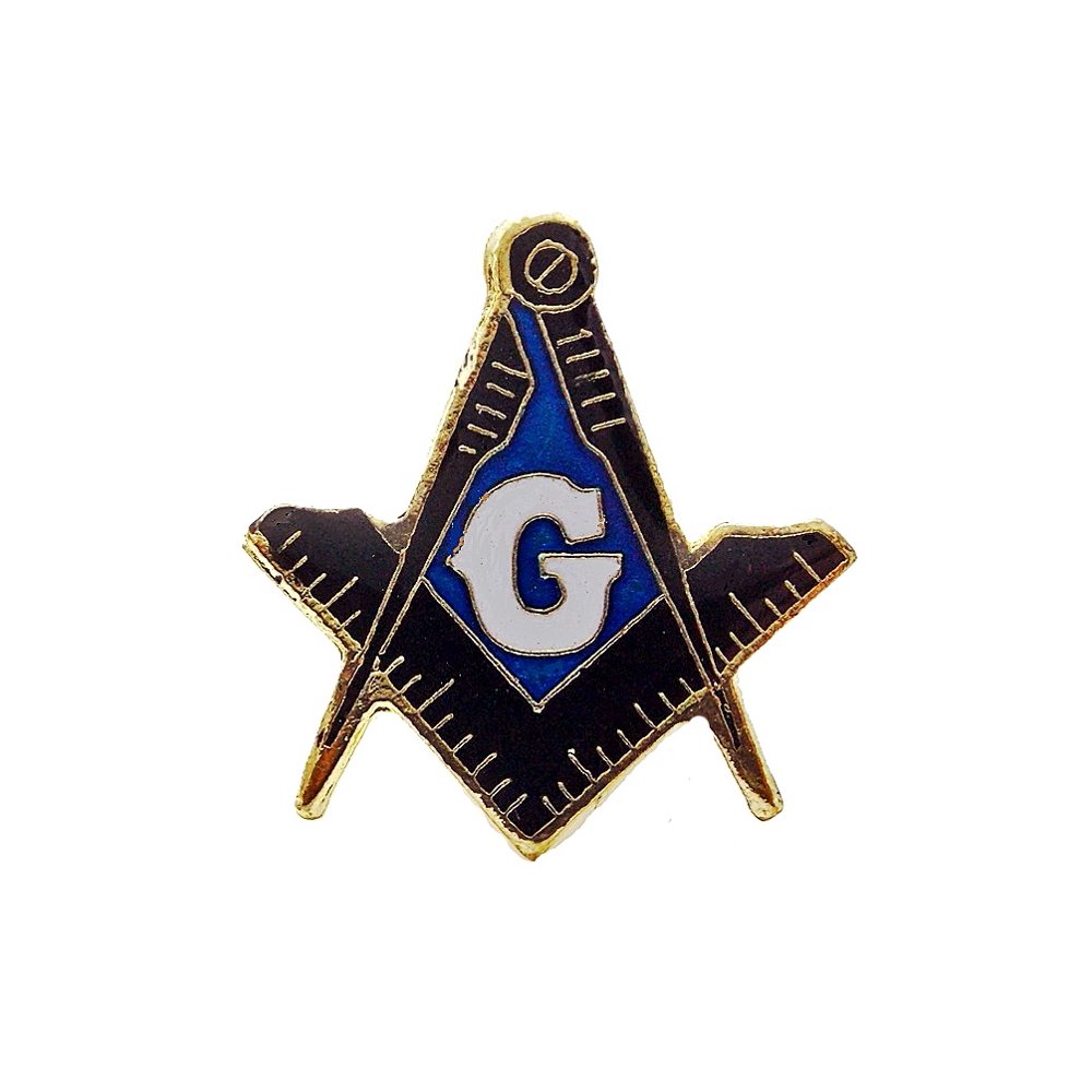 Mason Masonic Square & Compass Freemason Shriners Lapel Hat Pin PPM251 ...
