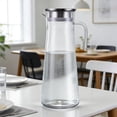 Acrylic Striped Kettle Plastic Cold Water Pitcher Transparent Cool ...